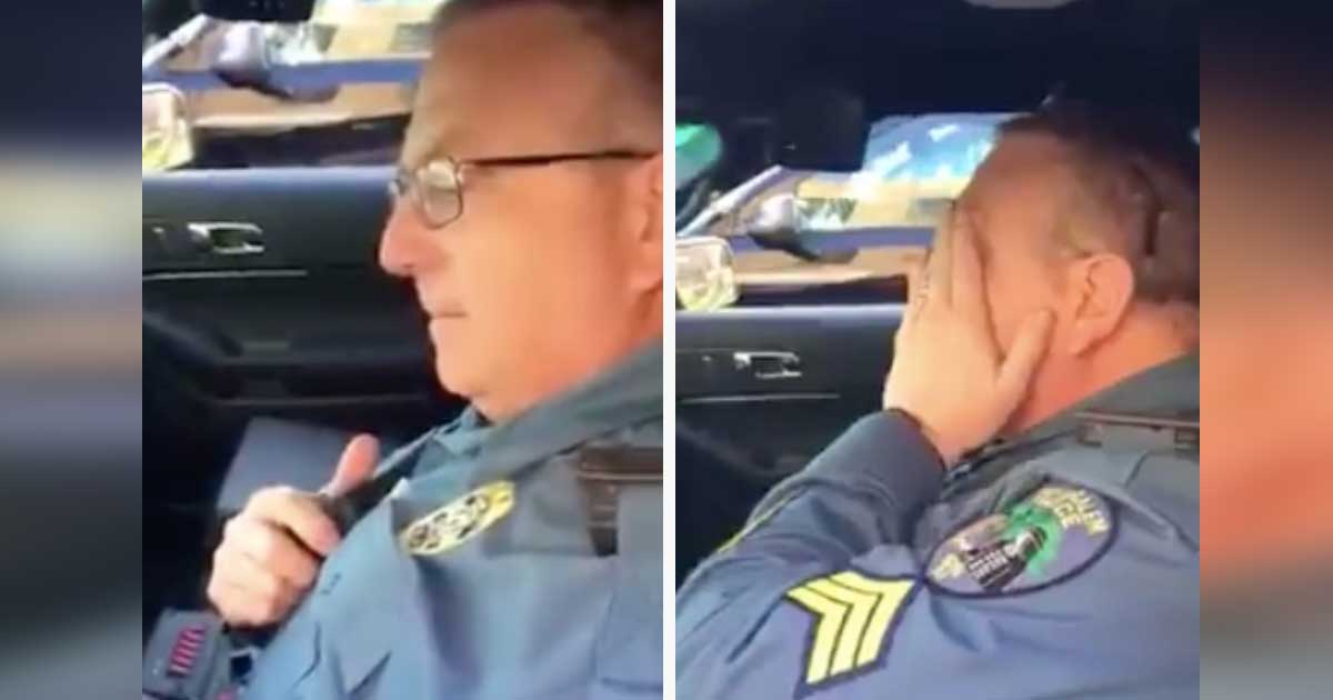 After 28 Years In Service, Police Officer Makes His Retiring Call And ...